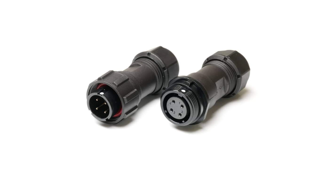 RS PRO Industrial Circular Connectors, 4 Contacts, Cable Mount, SP17 ...