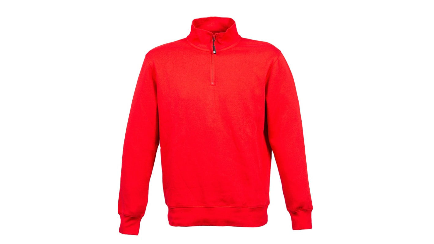 992584 XXL RED | Camicia di felpa SEI DUE SEI 992584, col. Colore rosso, XXL, in 35% Poliestere ...