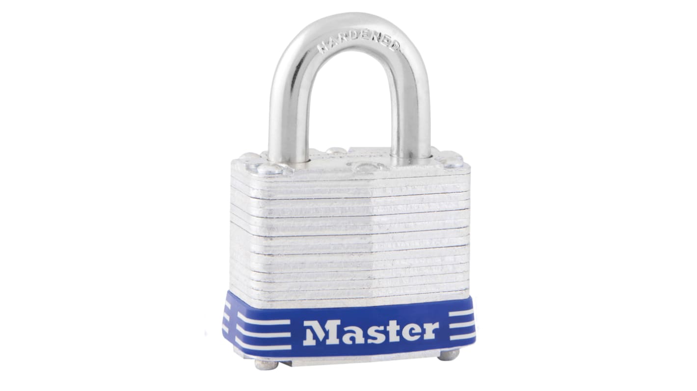 Master Lock Key Weatherproof Stainless Steel Padlock 7mm Shackle 40mm Body