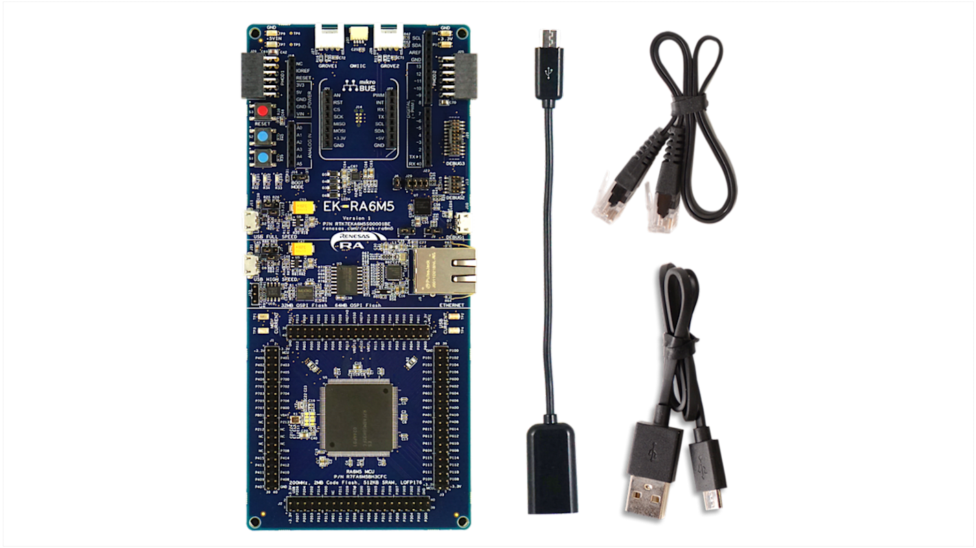 Zestaw testowy ARM Cortex Renesas Electronics Evaluation Kit for RA6M5 ... Zestaw testowy ARM Cortex Renesas Electronics Evaluation Kit for RA6M5 ...