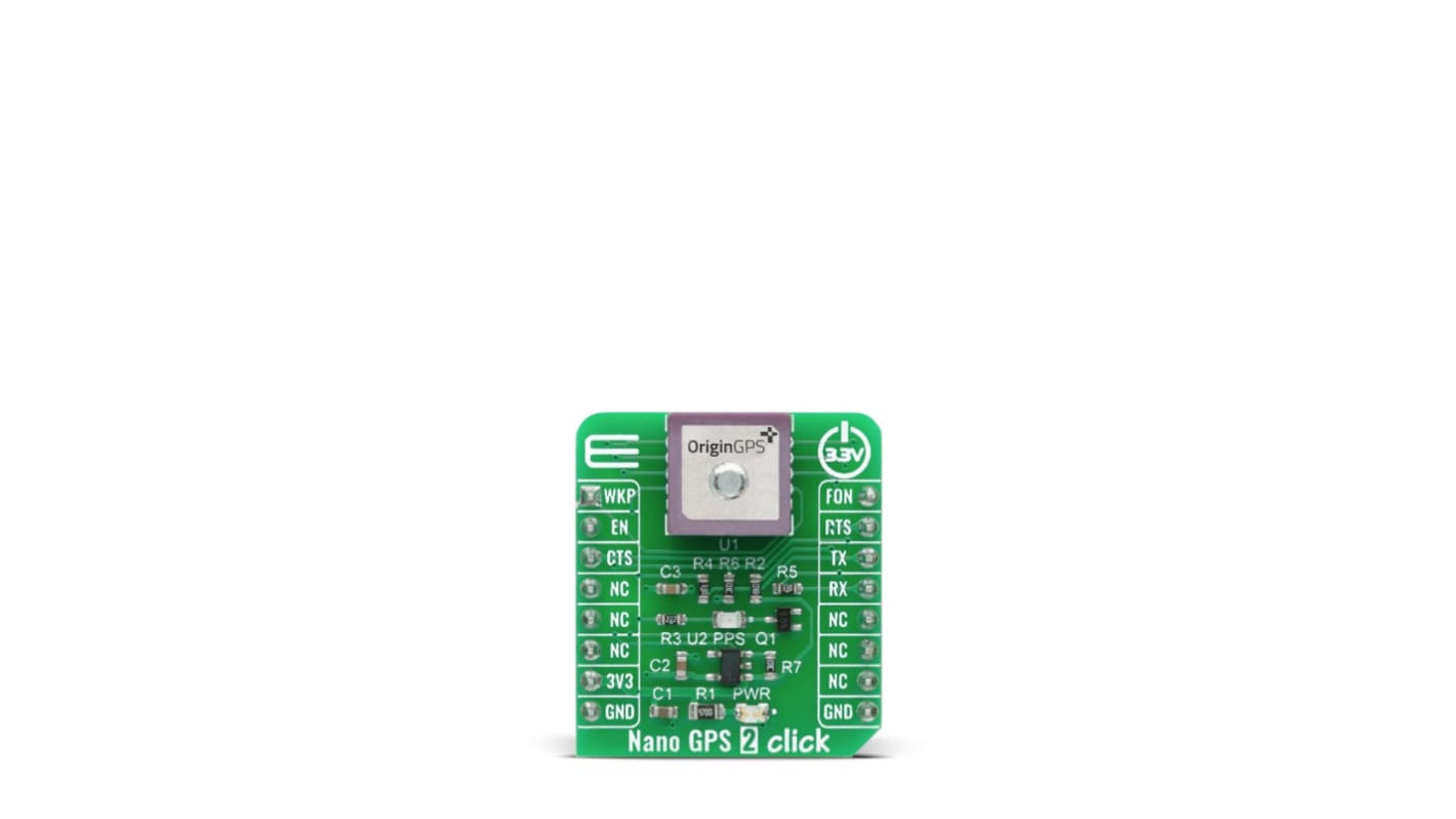 Module de developpement de communication et sans fil MikroElektronika Nano GPS 2 Click GPS