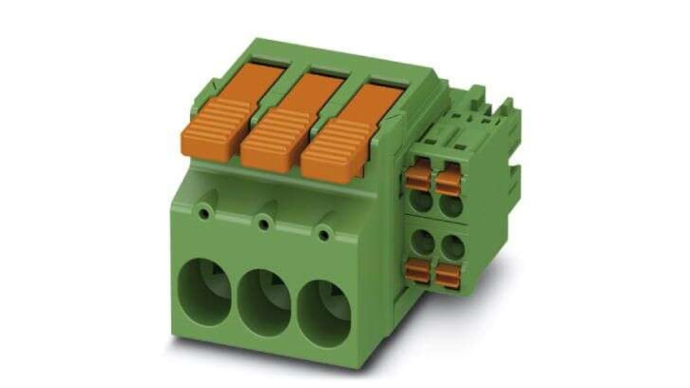 1716955 | Phoenix Contact, 7.62mm Pitch, LPCH 6, 8 Way, Pluggable ...