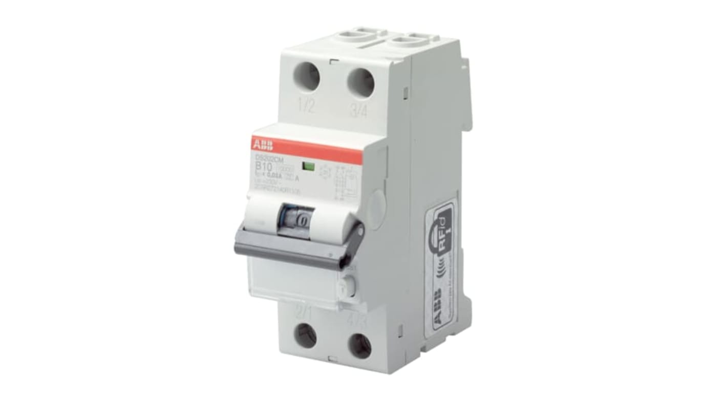 2CSR272199R1064 DS202C M C6 A30 110V | ABB RCBO, 6A Current Rating, 2P Poles, 30mA Trip ...