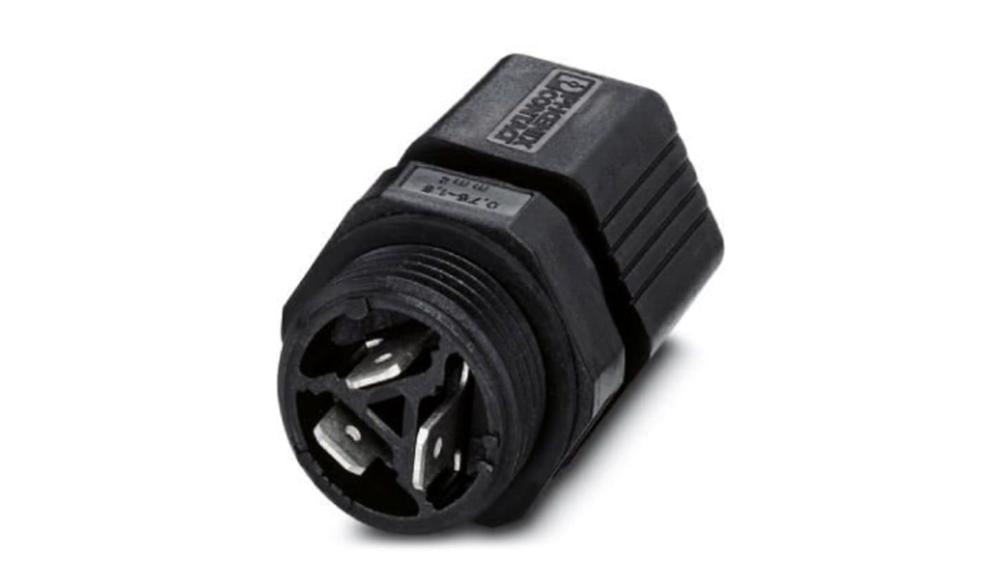 1641659 | Phoenix Contact Circular Connector, 3 Contacts, Front Mount ... 1641659 | Phoenix Contact Circular Connector, 3 Contacts, Front Mount ...