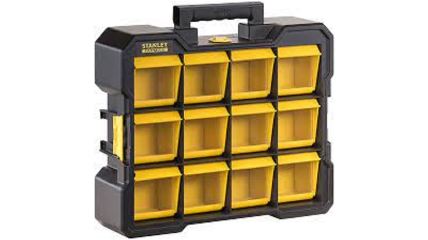 FMST81077 1 Stanley FatMax Polycarbonate Organiser 450mm x 356mm x 108mm RS