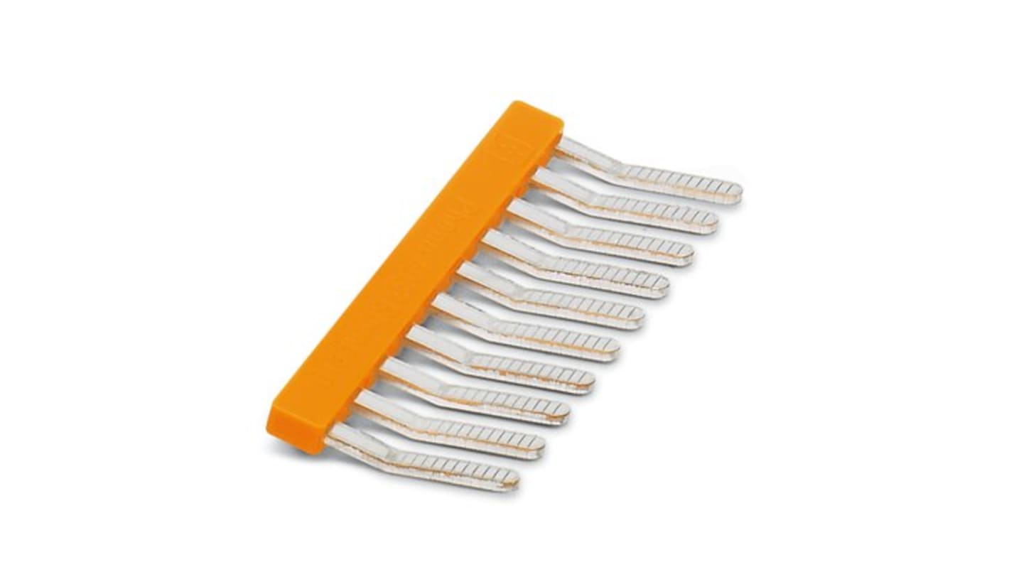 0710879 | Barrette de pontage Phoenix Contact EBL 10- 5 OG pour Borniers rail DIN | RS