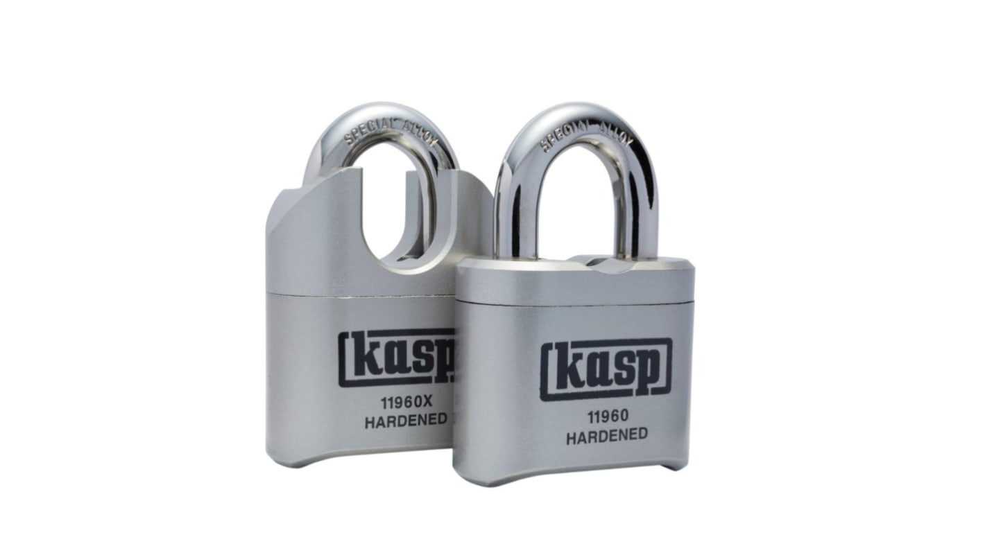 K11960D Kasp Combination Weatherproof Steel Combination Padlock 22mm Shackle 60mm Body RS