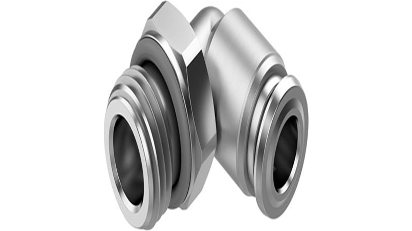NPQR-L-G14-Q6 | Festo NPQR Series Push-in Fitting, G 1/4 Male to Push In 6 mm, Threaded-to-Tube ...
