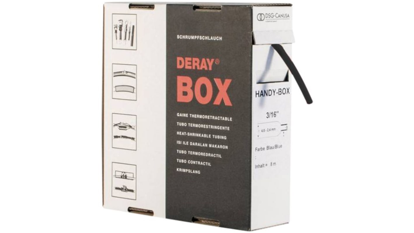 Deray Handy Box 364 Black Dsg Canusa Heat Shrink Tubing Black 12mm Sleeve Dia X 10m Length