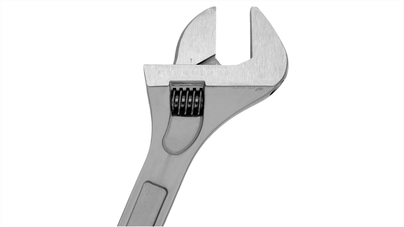 Bahco Adjustable Spanner 614 mm Overall 63mm Jaw Capacity Metal Handle